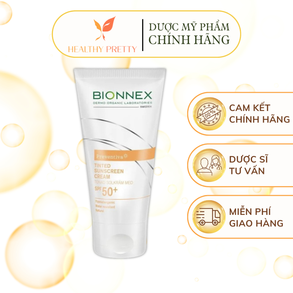 [BIONNEX] Kem Chống Nắng Ngừa Tổn Thương Và Tạo Nền Nâng Tông - BIONNEX TINTED SUNSCREEN CREAM ...