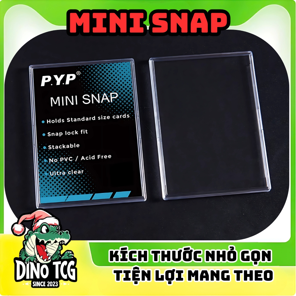 [Phụ Kiện TCG] Hộp Nhựa Mini Snap 35PT – Bảo Vệ Thẻ Bài, Mica Trong Suốt, Trưng Bày Card Pokémon ...