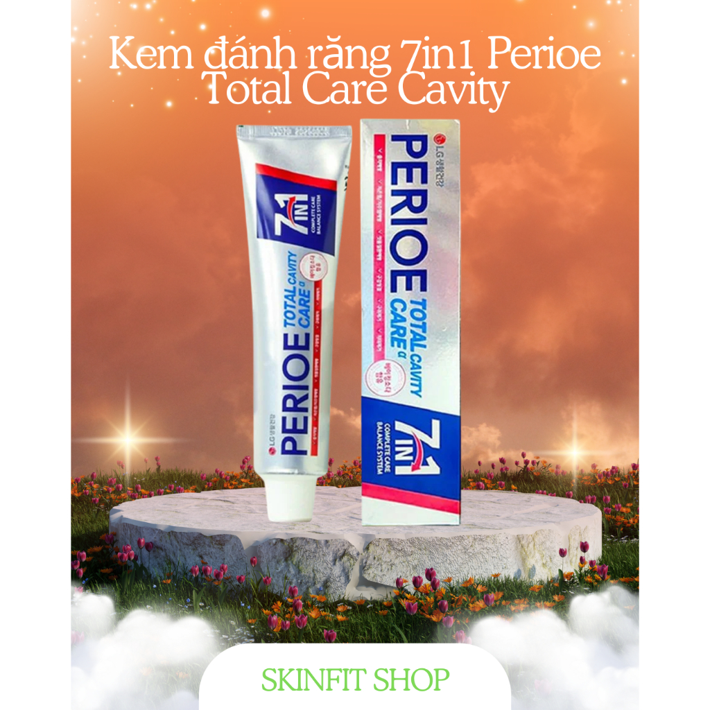 Kem đánh răng 7in1 Perioe Total Care Cavity Hàn Quốc 180g | Shopee Việt Nam