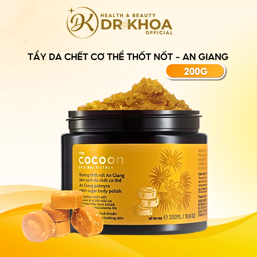 Tẩy Da Chết Cơ Thể Đường Thốt Nốt An Giang Cocoon Sugar Body Scrub Hủ ...