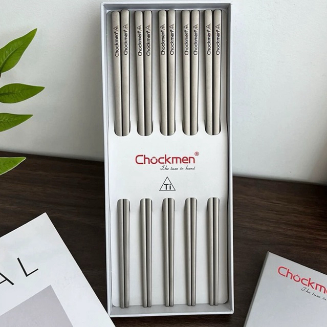 Hộp 5 Đũa Titan Chockmen Chất Liệu Siêu Cao Cấp CKM208 | Shopee Việt Nam