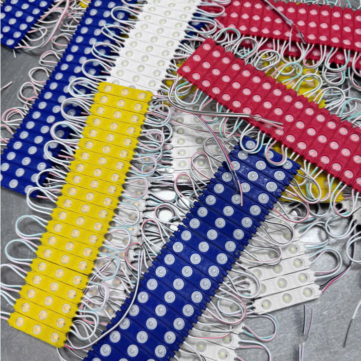 LED HẮT 3 BÓNG LỒI 6113 SIÊU SÁNG ( Vỉ 20 LED ) 12V - LED MODULE 3 BÓNG ...