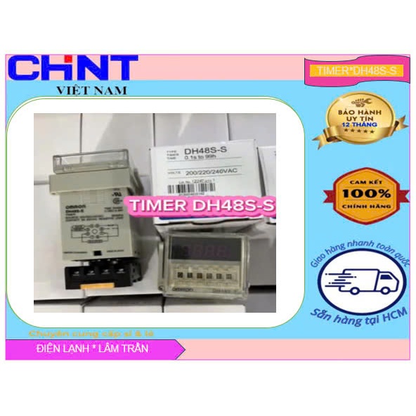 (HÀNG CHINT*CHÍNH HÃNG) RƠ LE BỘ HẸN THỜI GIAN *CÔNG TẮC BỘ HẸN THỜI GIAN-DH48S-S-(ĐÃ KÈM ĐẾ ...