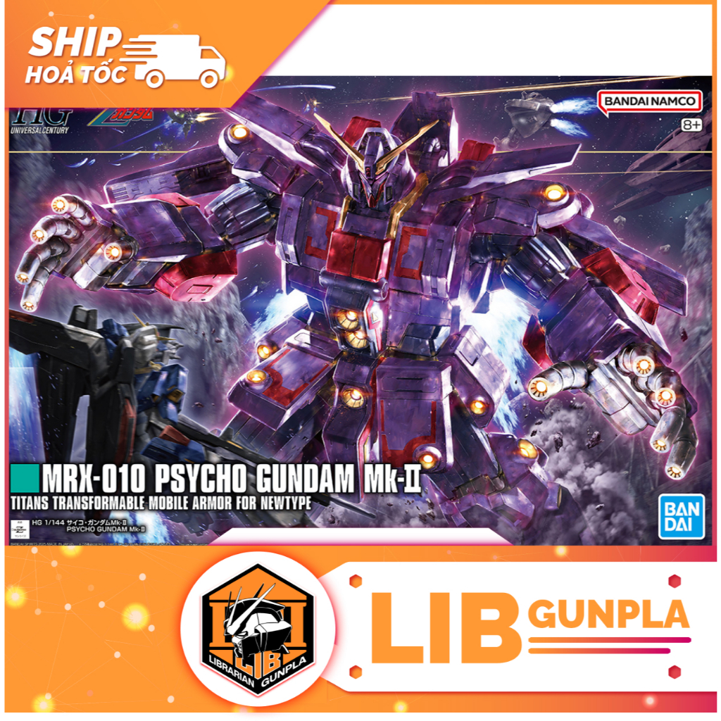 Mô Hình Lắp Ráp Bandai Gundam HG UC 1/144 PSYCHO GUNDAM MK 2 / MK II ...