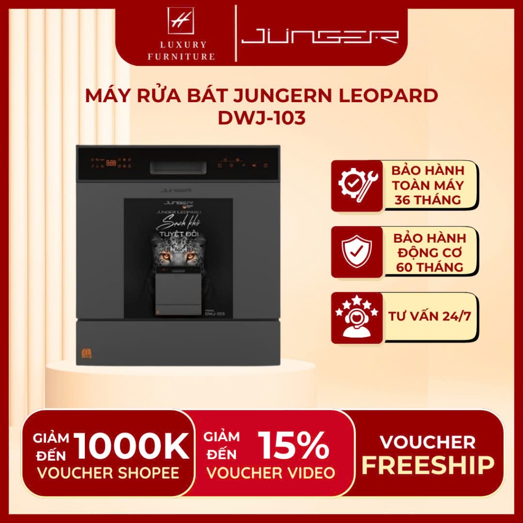 Máy rửa bát Junger Leopard DWJ-103 | Shopee Việt Nam