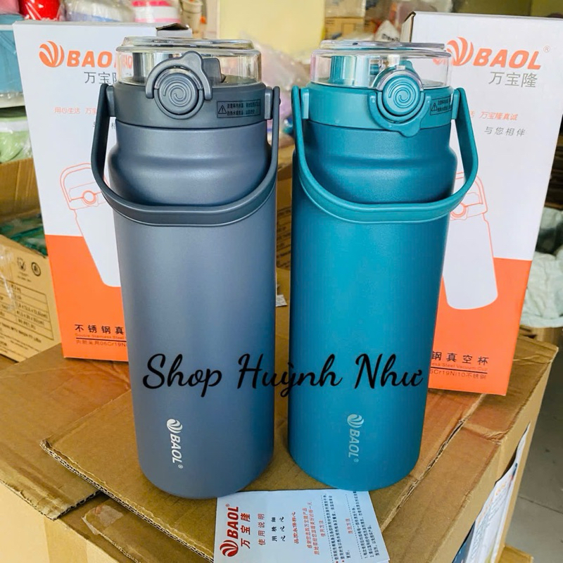 [CHÍNH HÃNG] Bình giữ nhiệt BAOL cao cấp 1500ml-1800ml, inox 304, ống hút và quai xách, giữ nóng ...