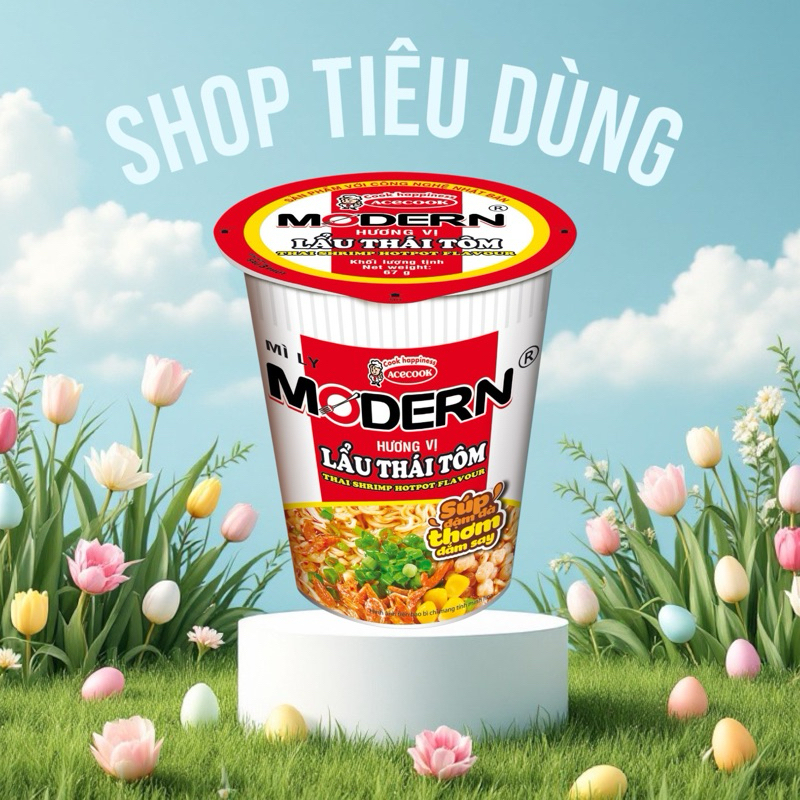 Mì Modern Lẩu Thái Tôm Ly 65g | Shopee Việt Nam