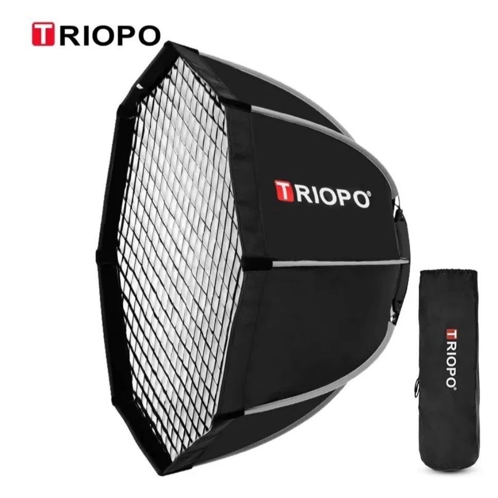 Softbox bát giác TRIOPO K2 kèm lưới tổ ong (55-65-90cm) | Shopee Việt Nam