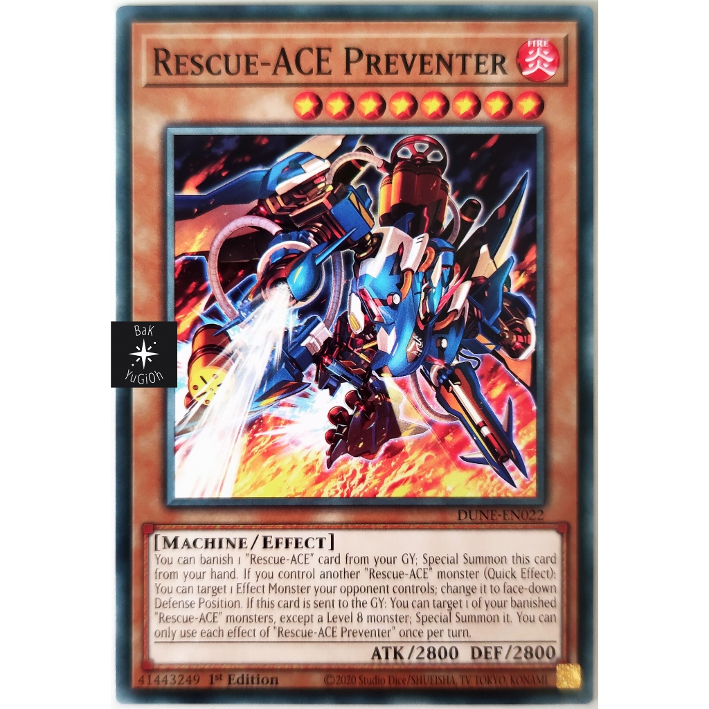 [BaK Yu-Gi-Oh!] [Thẻ Bài Chính Hãng] Rescue-ACE Preventer |EN+AE| Common | Shopee Việt Nam
