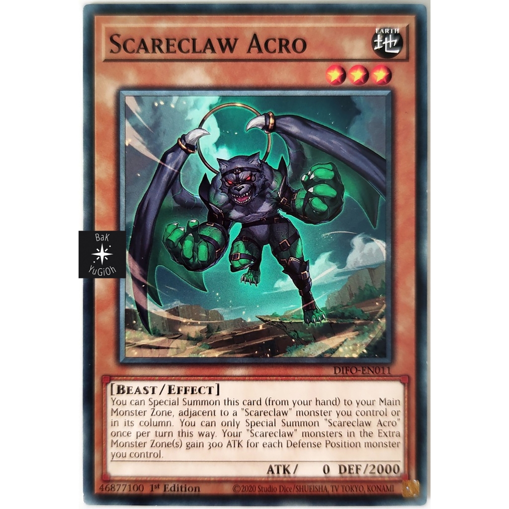 [BaK Yu-Gi-Oh!] [Thẻ Bài Chính Hãng] Scareclaw Acro |EN+AE| Common ...