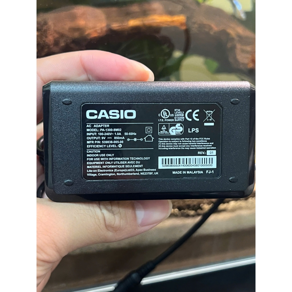 Adapter Casio 9V 850mA – Sạc đàn organ jack tròn chuẩn cho nhiều dòng Casio | Shopee Việt Nam