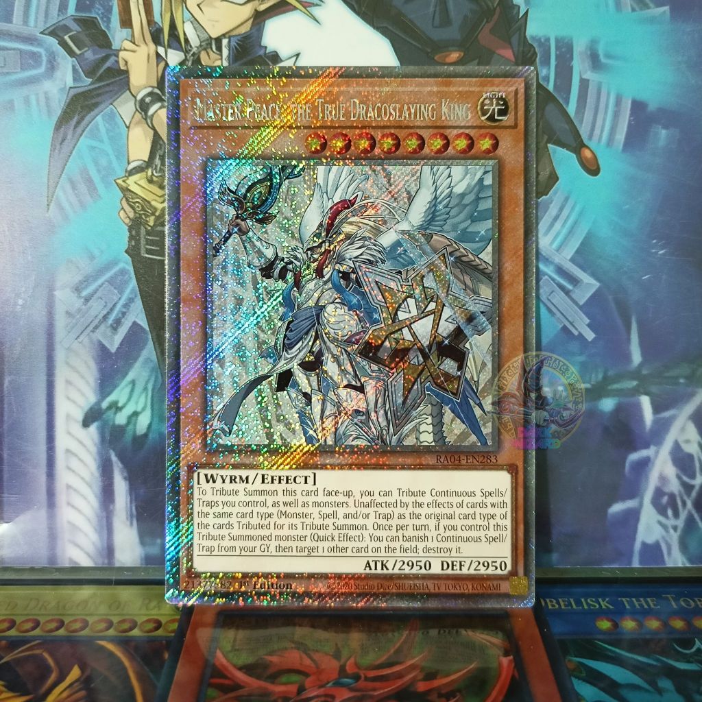 Master Peace, the True Dracoslaying King – RA04-EN283 – Platinum Secret ...