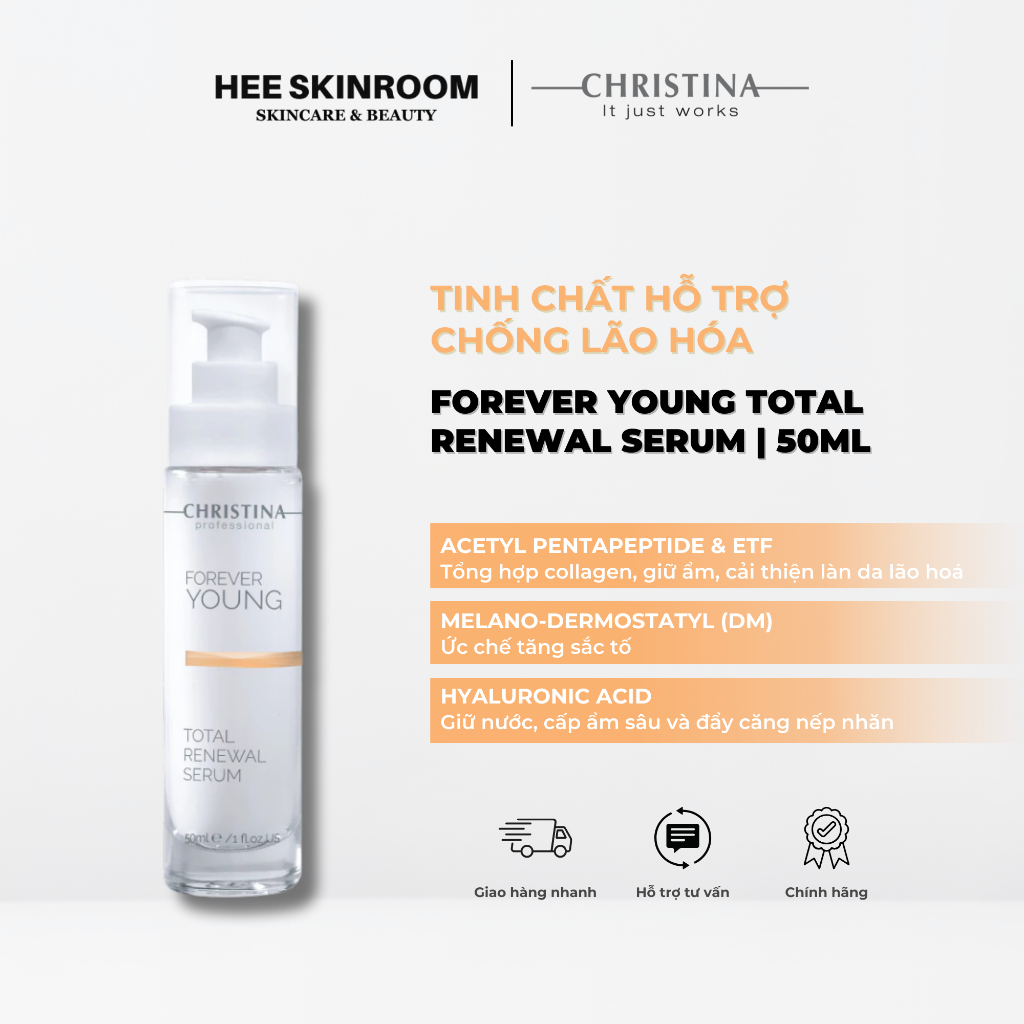 Tinh Chất Hỗ Trợ Chống Lão Hóa Christina Professional Forever Young Total Renewal Serum 50ml ...