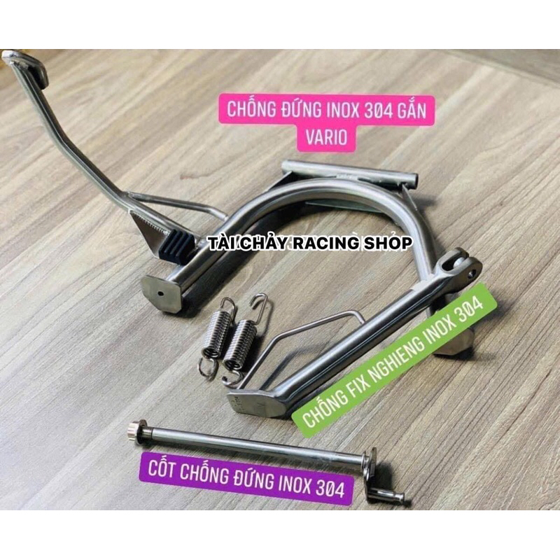 COMBO Chông Đứng + Chống nghiêng INOX 304 VARIO 2016 - 2020 | Shopee ...