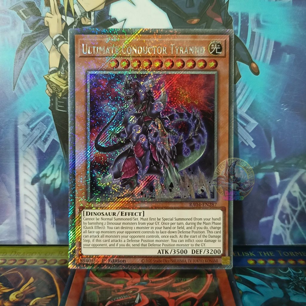 Ultimate Conductor Tyranno – RA04-EN287 – Platinum Secret Rare [Thẻ bài Yugioh] | Shopee Việt Nam