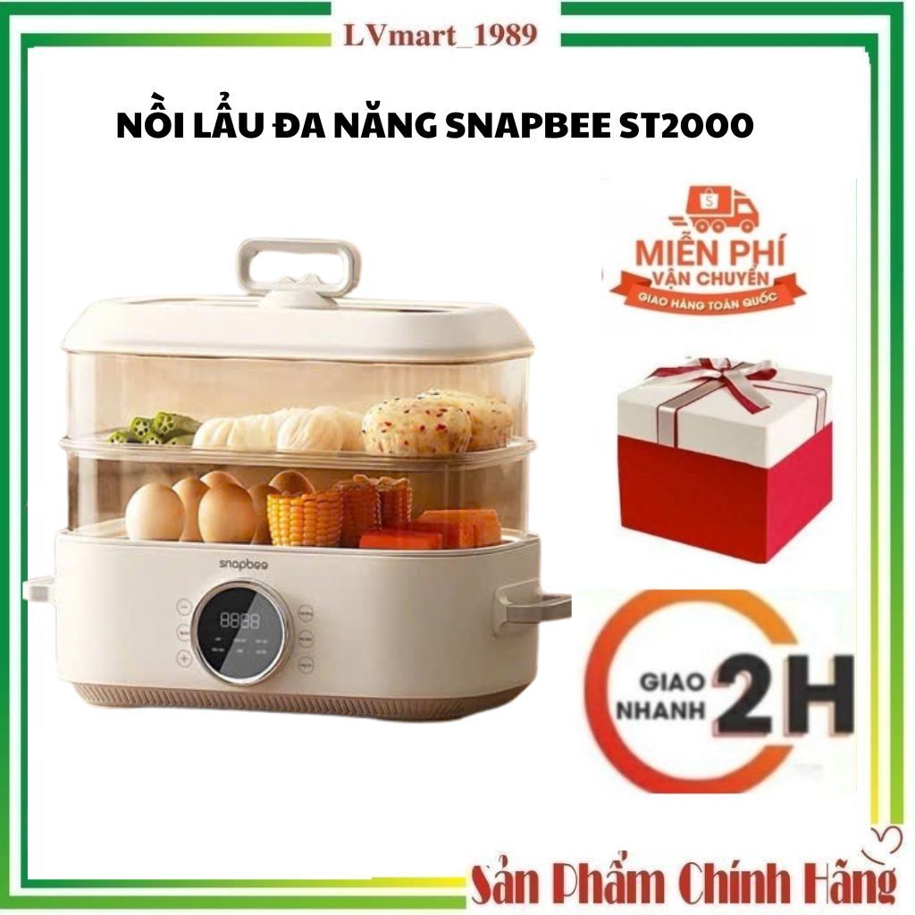 Nồi Hấp Đa Năng SNAPBEE ST2000 Bảo Hành Chính Hãng 24 Tháng | Shopee ...