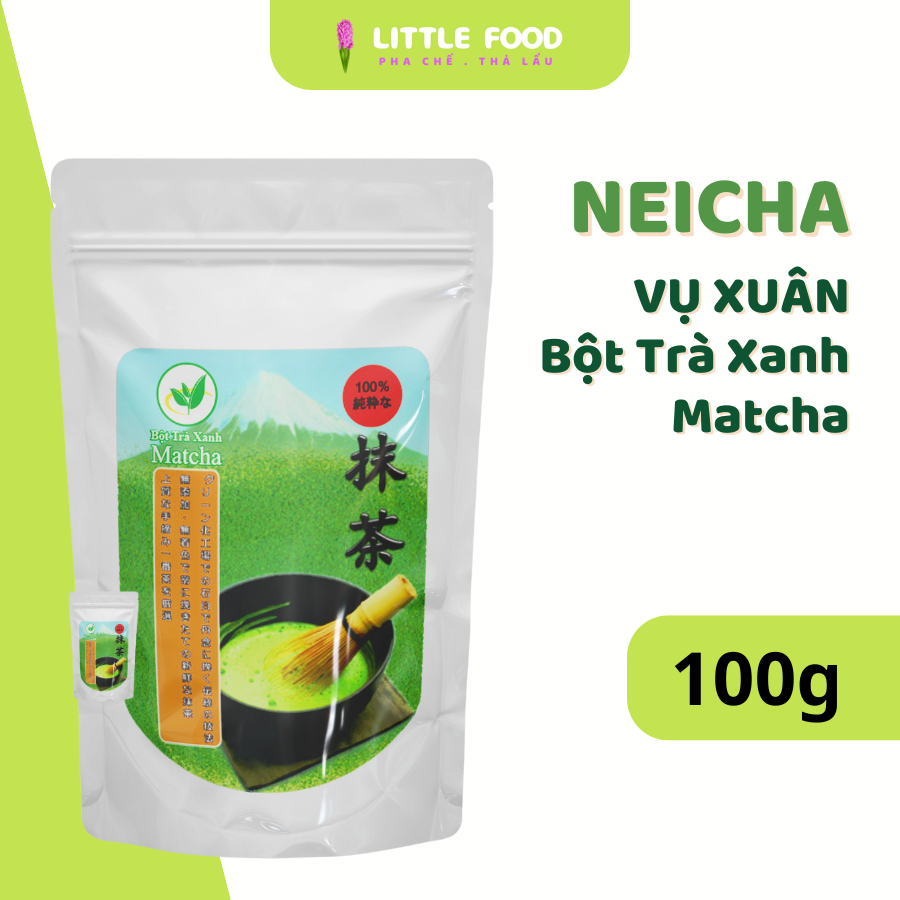 Bột Matcha Neicha Vụ Xuân - Gói 100GR - Trà xanh Nhật dành cho người ...