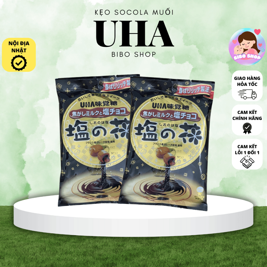 [HSD 10/2025] Kẹo UHA Socola Muối - Nhật Bản 80g | Shopee Việt Nam