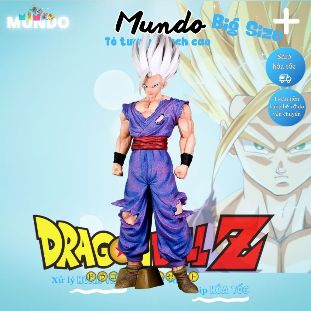 [MUNDO] Tô Tượng Thạch Cao Son Gohan Big Size – Tượng Tô Màu Dragon ...