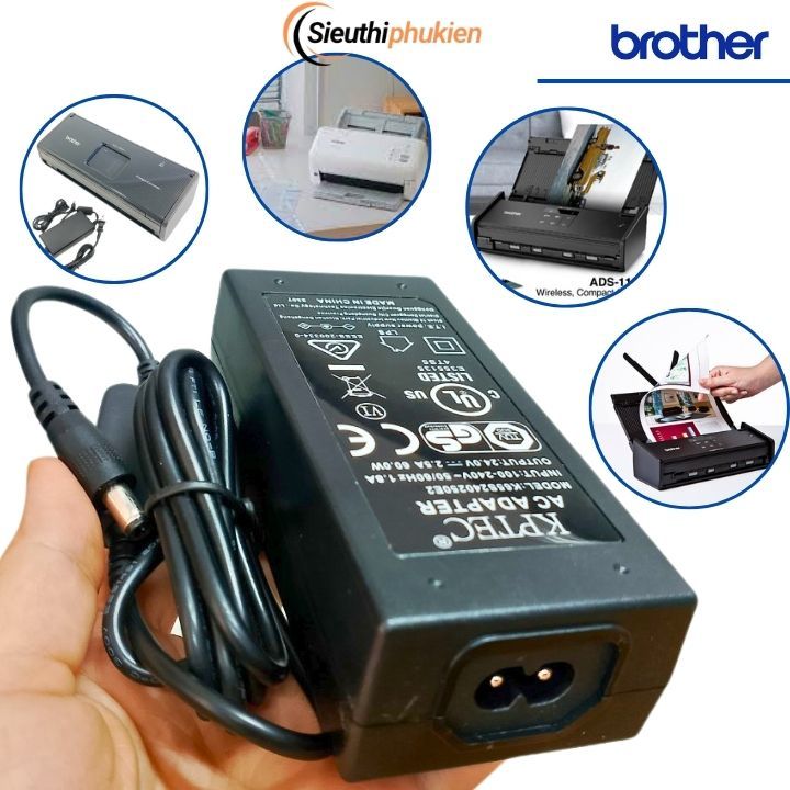 Adapter nguồn máy scan Brother ADS-2200W ADS-4100 ADS-4300N ADS-4500W ...