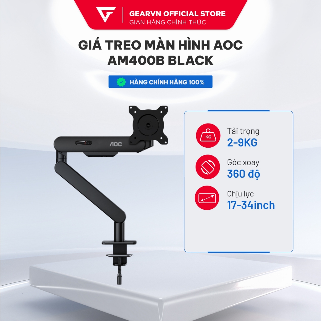 Giá treo màn hình AOC AM400B Black Tương Thích 17-34 inch | Shopee Việt Nam