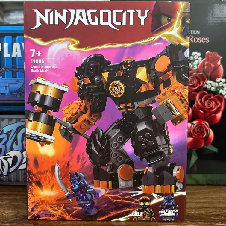 ( Tặng 1 minifigure ) Bộ Đồ Chơi Lắp Ráp Mô Hình Robot Mech Cole Nguyên ...