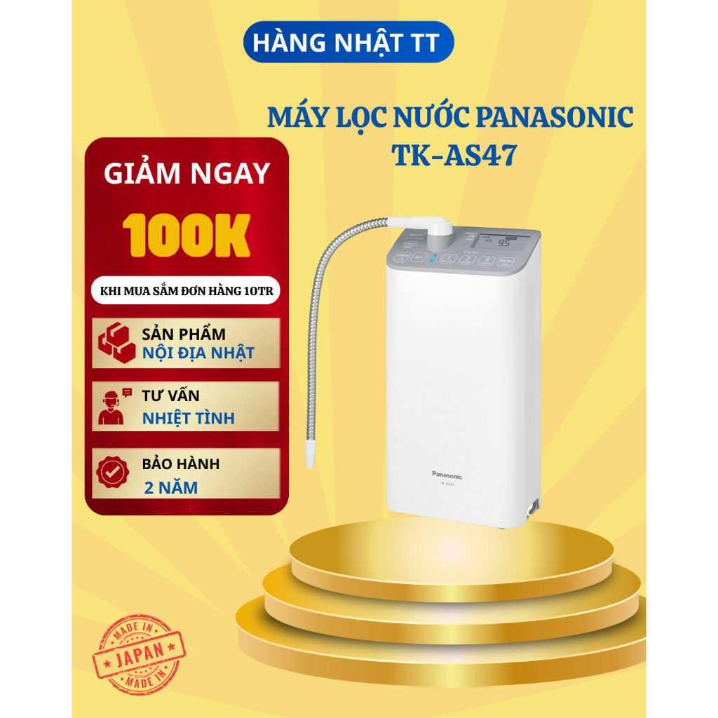 Máy lọc nước ion kiềm Panasonic TK-AS47-H Nhật Bản Mới 100% | Shopee Việt Nam