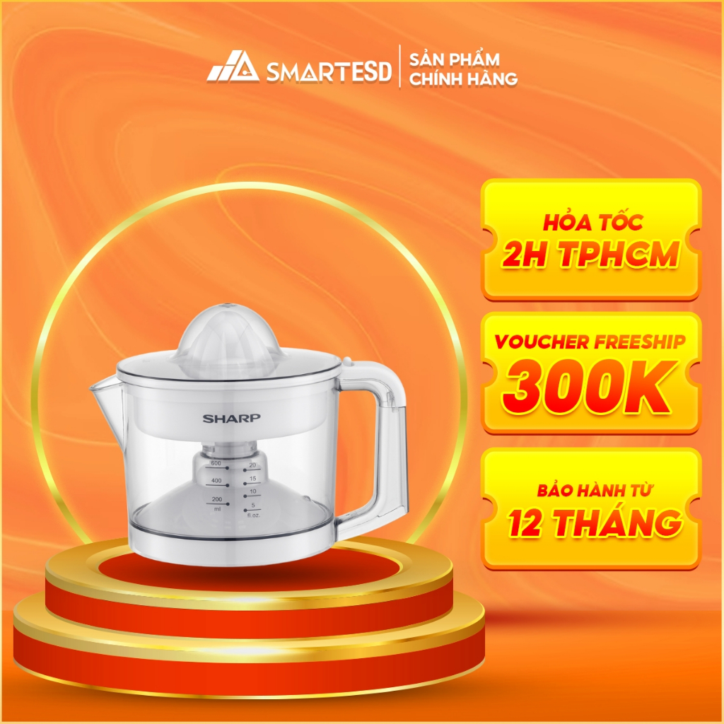 Máy vắt cam Sharp EJ-J256-WH 25W - Bảo hành chính hãng 12 tháng ...