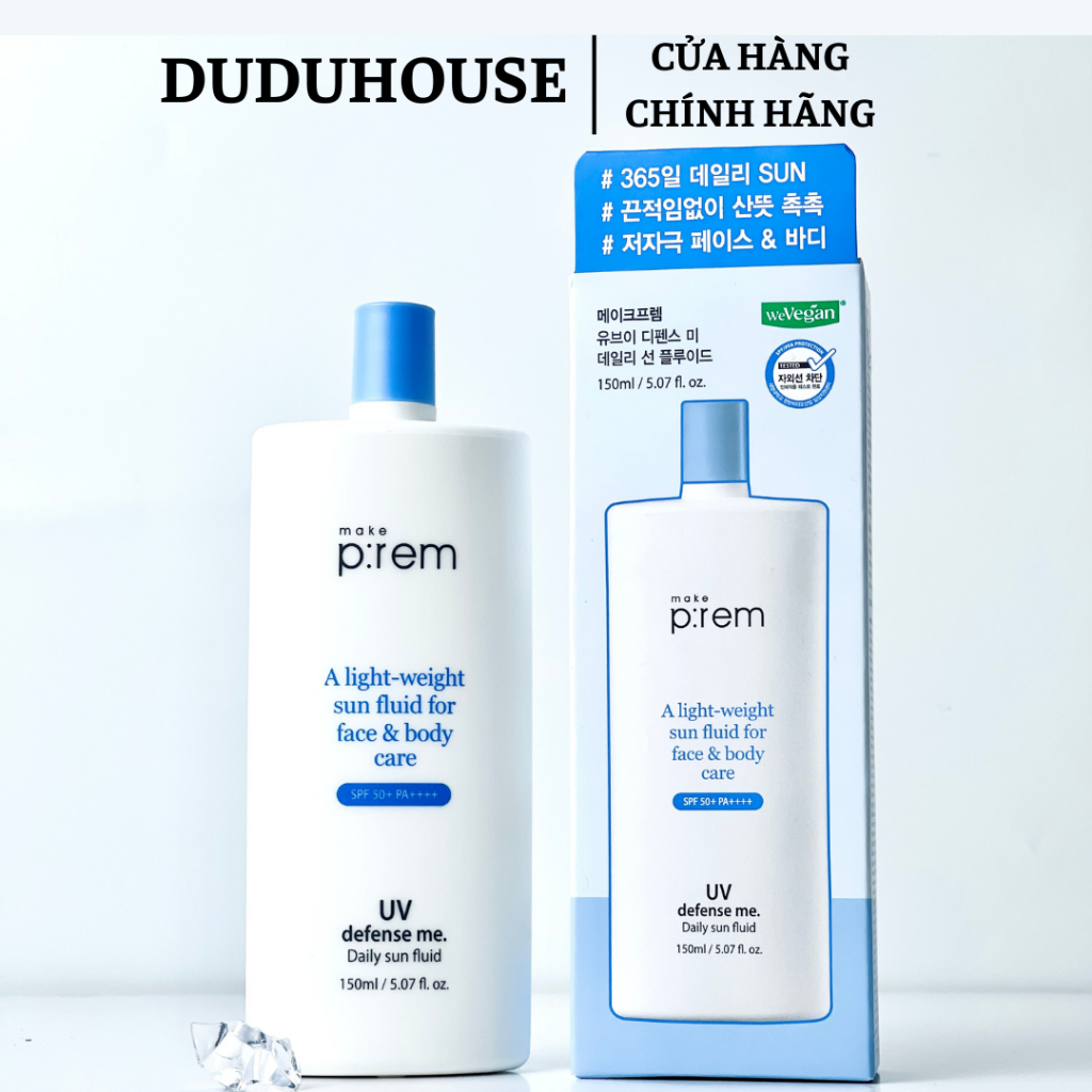 Sữa Chống Nắng Prem Make P:rem UV Defense Me. Blue Ray Sun Fluid SPF 50 ...