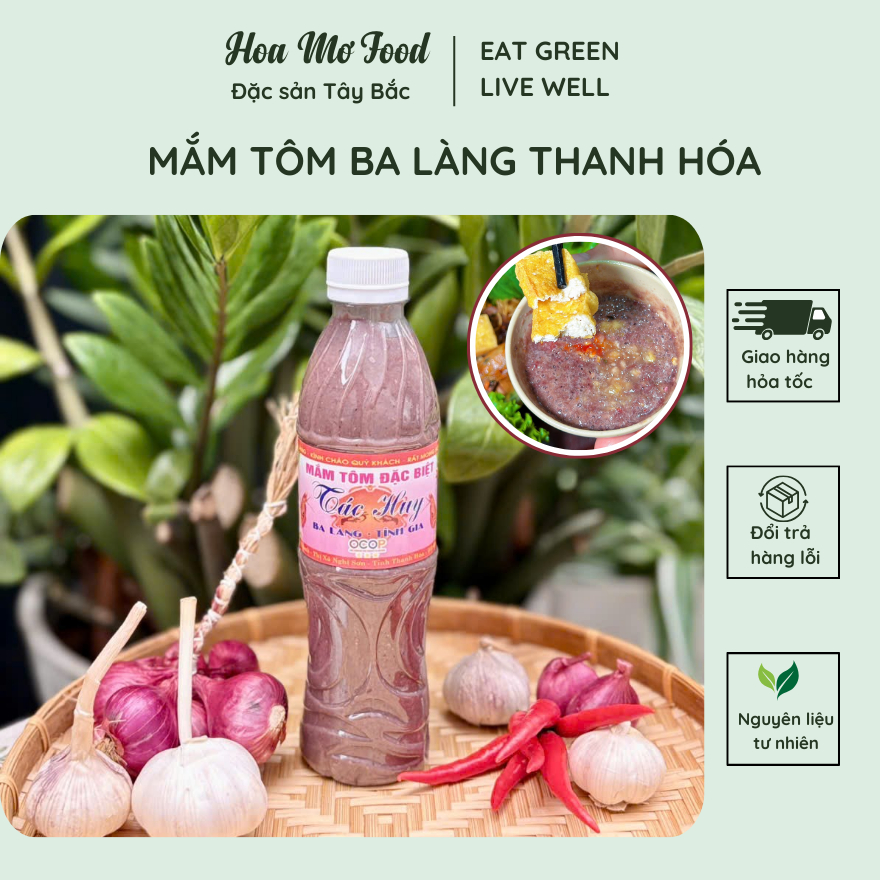 Mắm Tôm Ba Làng Thanh Hoá – Đặc Sản Việt – OCOP Tỉnh 2023 – Đậm Vị Ngon ...