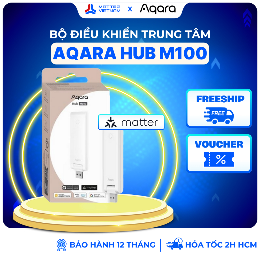 Aqara Hub M100 Matter Bộ điều khiển trung tâm thông minh, hỗ trợ Matter ...
