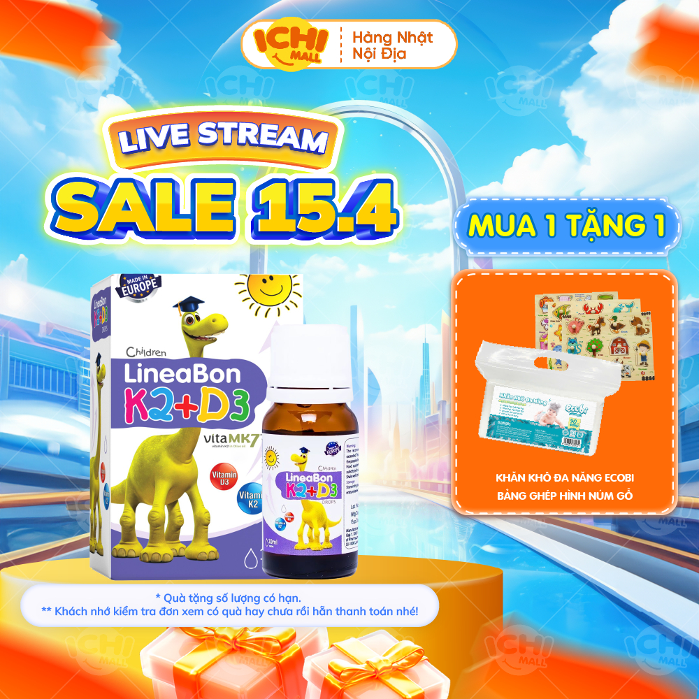 LineaBon vitamin D3 K2 10ml - Vitamin tăng chiều cao cho bé chính hãng ...