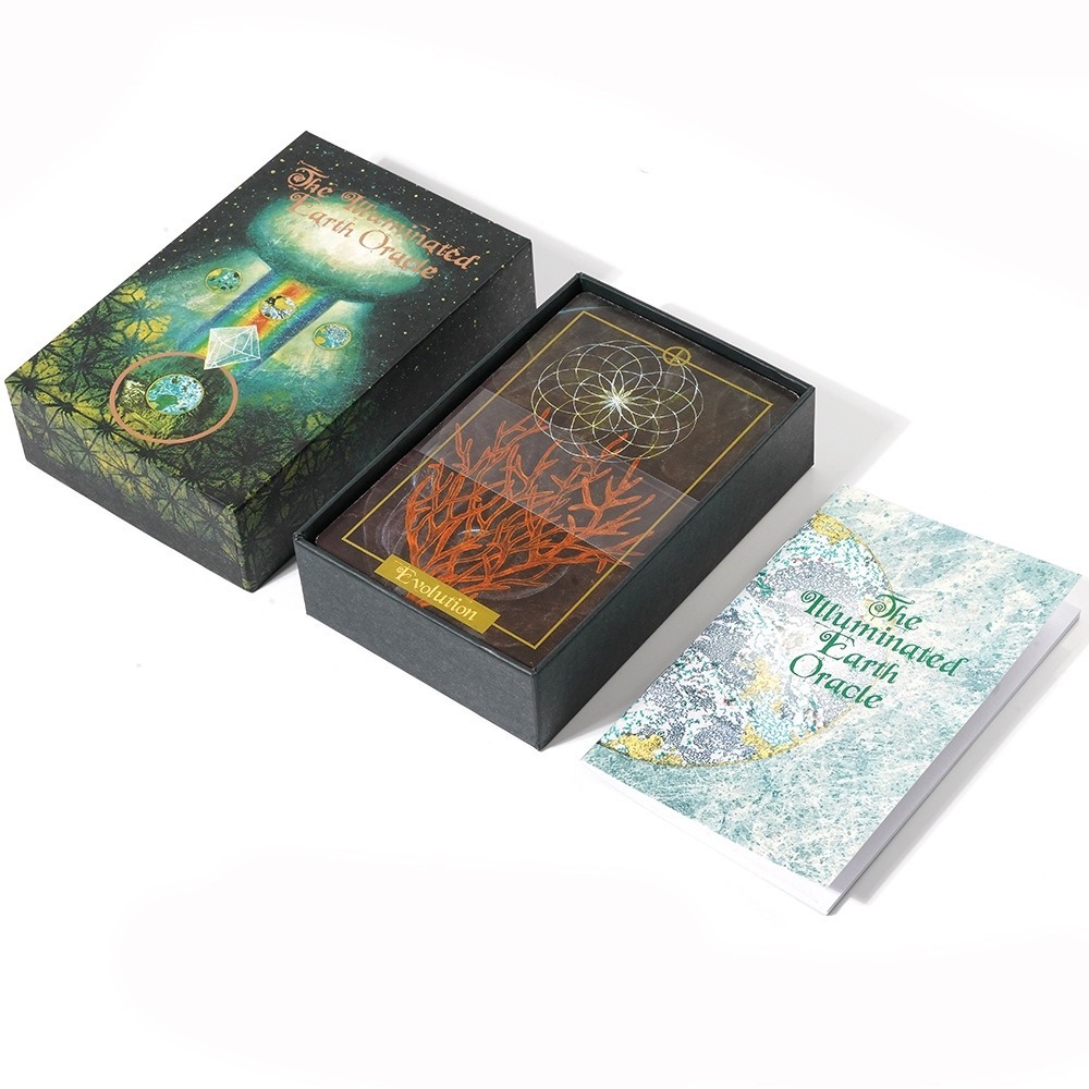 (Hộp cứng) Bộ bài The Illuminated Earth Oracle Card Deck Tarot L7 ...