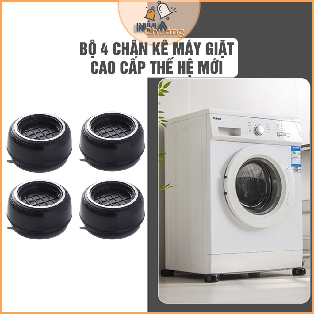 Bộ 4 Chân Kê Máy Giặt Chống Rung Cao Cấp, Chân Kê Chống Rung Máy Giặt ...