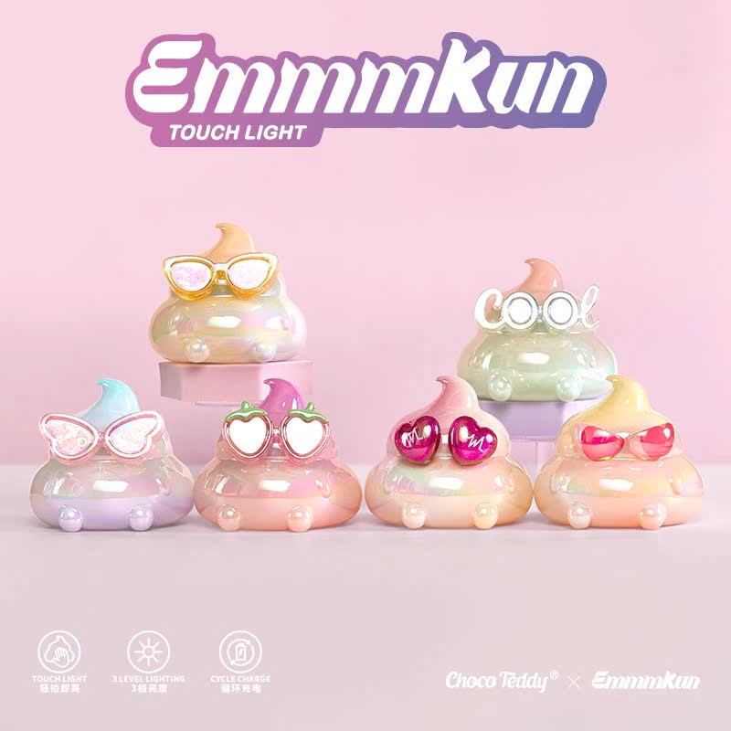 [Choco Teddy] Blindbox EmmmKun Touch Light - Đèn cảm ứng chạm 3 mức độ ...
