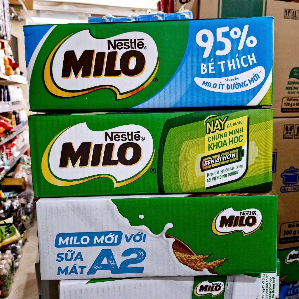 Sữa Milo / Milo Sữa Mát A2 thùng 48 hộp x 180ml | Shopee Việt Nam