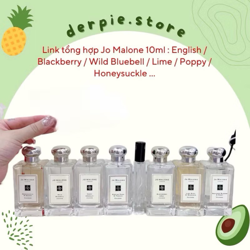 [ derpie - 10ml ] Tổng hợp nước hoa unisex JML nhiều mùi : English Pear ...