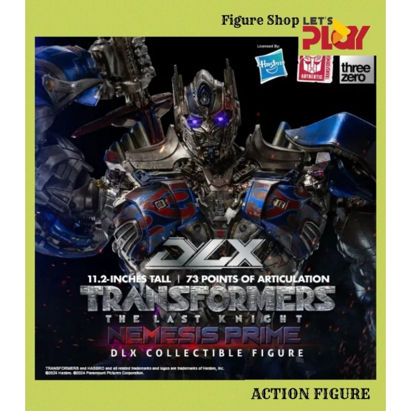 Sẵn kho new Mô hình transformers robot biến hình Optimus prime nemesis TLK 3a threezero DLX ...