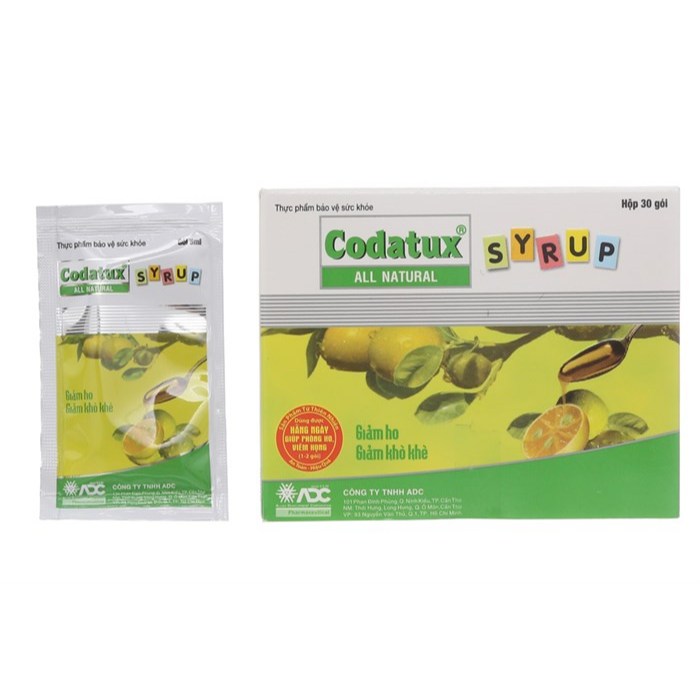 Siro ho Codatux hộp 30 gói x 5ml | Shopee Việt Nam