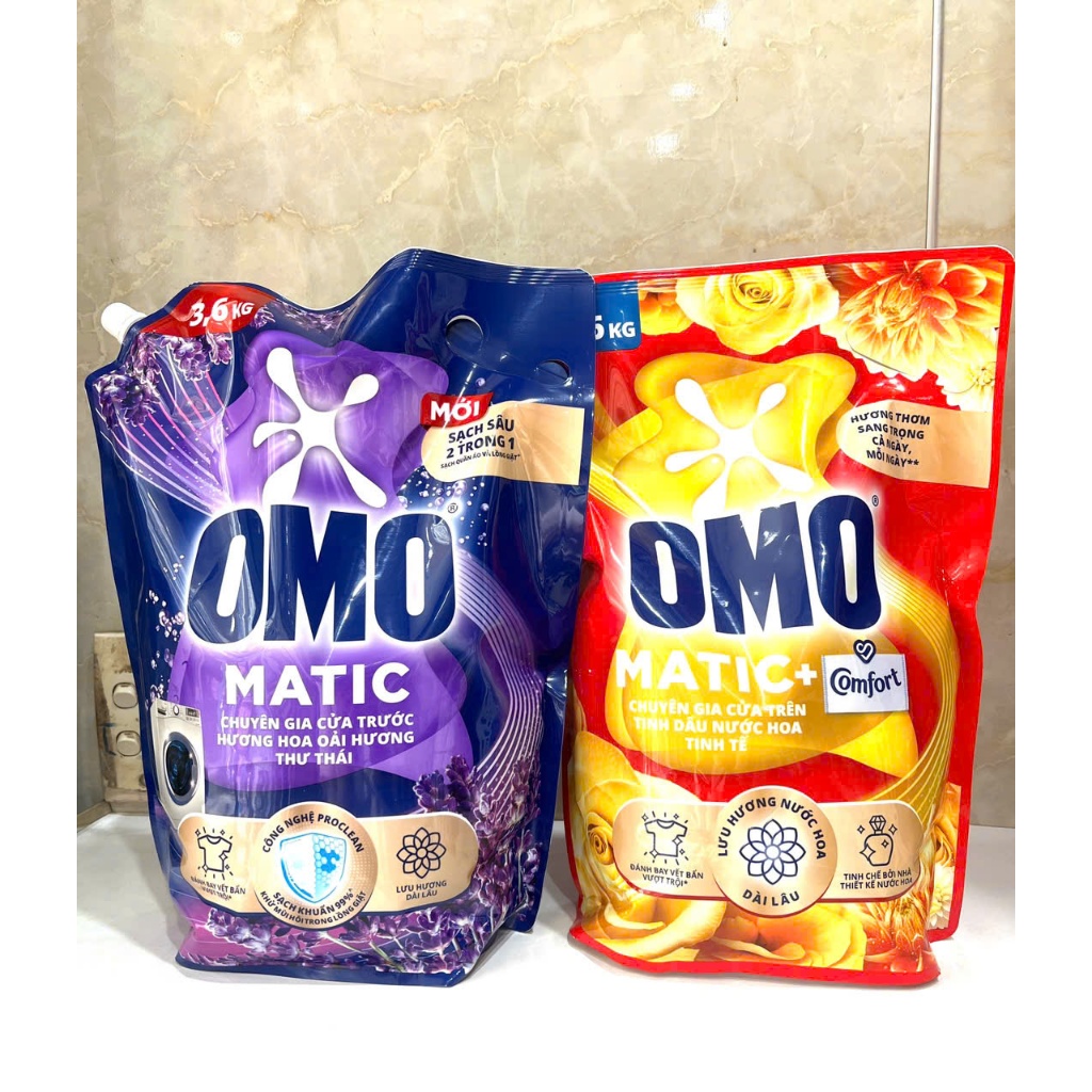 Nước giặt OMO Matic 3.6kg (Túi) | Shopee Việt Nam