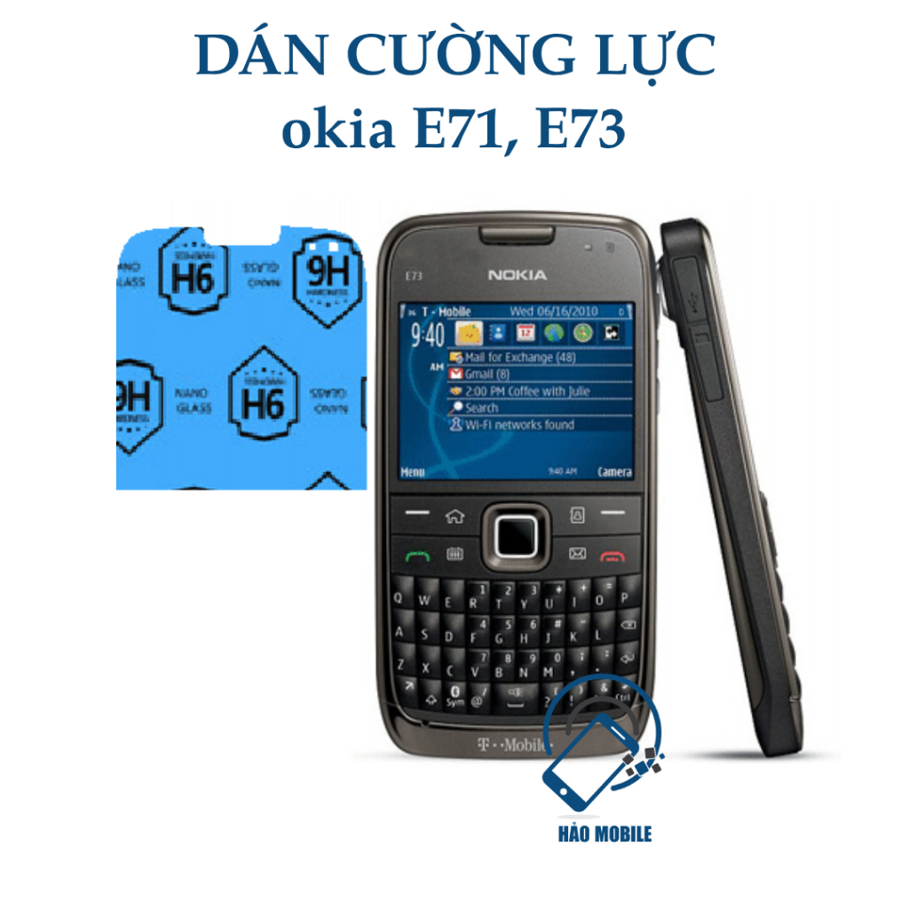 Dán cường lực dẻo nano cho Nokia E71, E73 ( trong suốt và chống xước tốt ) | Shopee Việt Nam