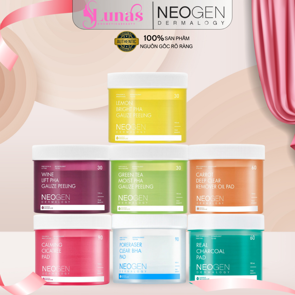 Toner Pad Neogen Pad Tẩy Da Chết Dưỡng Ẩm Da Se Khít Lỗ Chân Lông ...