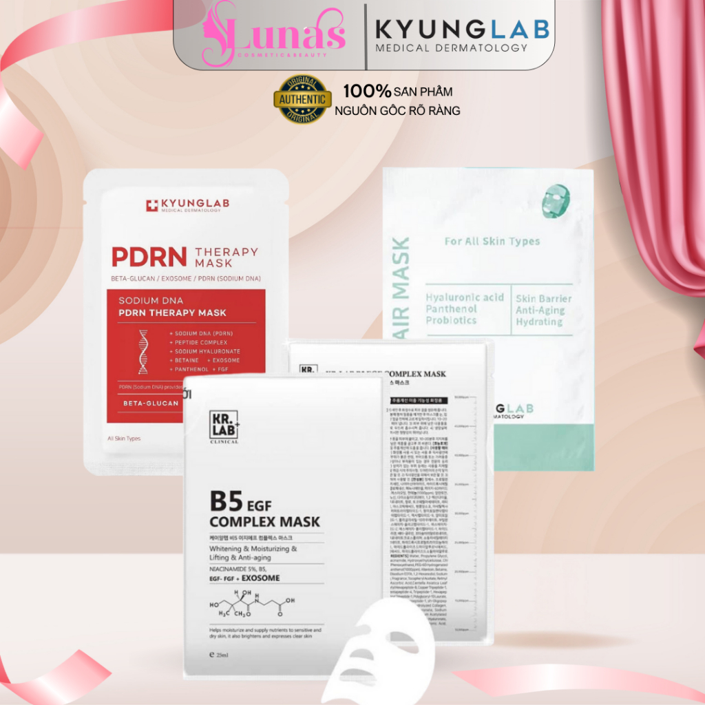 Mặt Nạ Giấy Dưỡng Ẩm Phục Hồi Da Kyunglab PDRN Therapy Mask Hàn Quốc ...