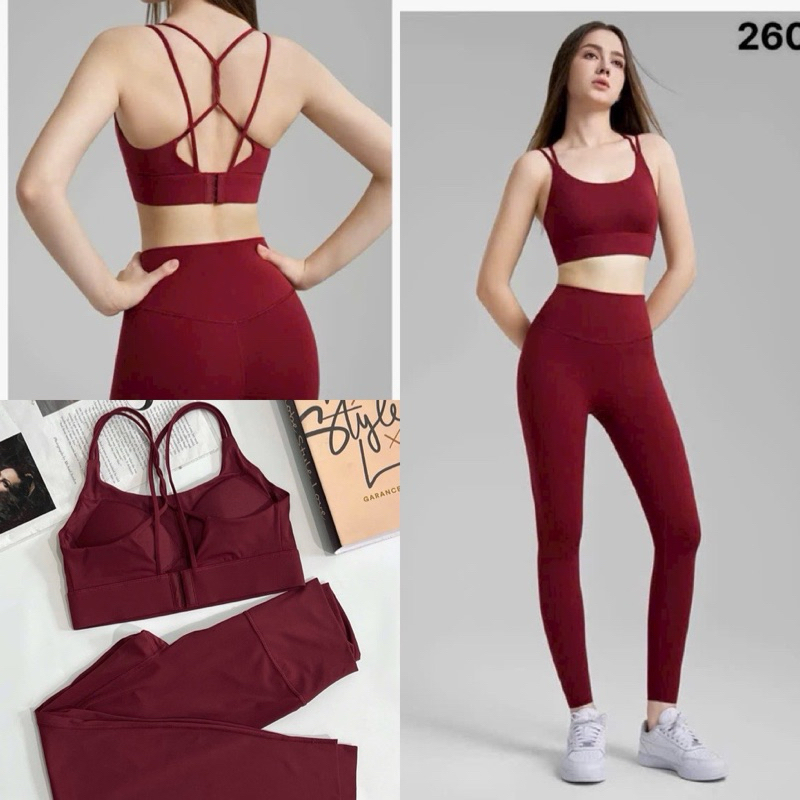 Set Dài Thun Lạnh Mút Đúc Tập Gym Thể Thao Yoga Pickleball Bnsport ...