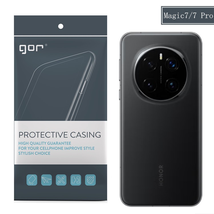 Ốp Lưng Dẻo Gor Honor Magic 7 / Honor Magic 7 Pro,Trong Suốt Có Gờ Bảo ...