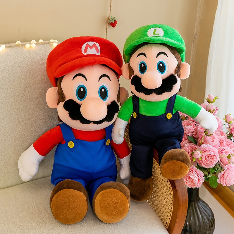 Giao Hoả Tốc - 25cm Thú Bông Super Mario Bros Sang Trọng Búp Bê Luigi ...