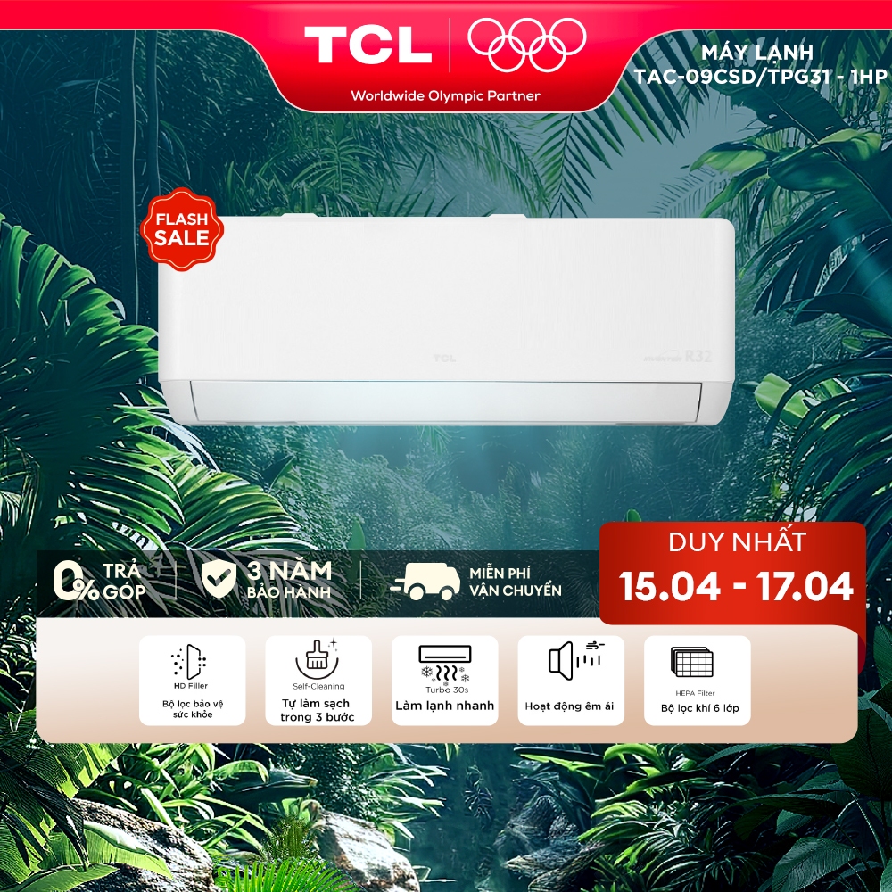 Máy lạnh TCL 1 HP TAC-09CSD/TPG31- Máy lạnh 1 ngựa | Shopee Việt Nam