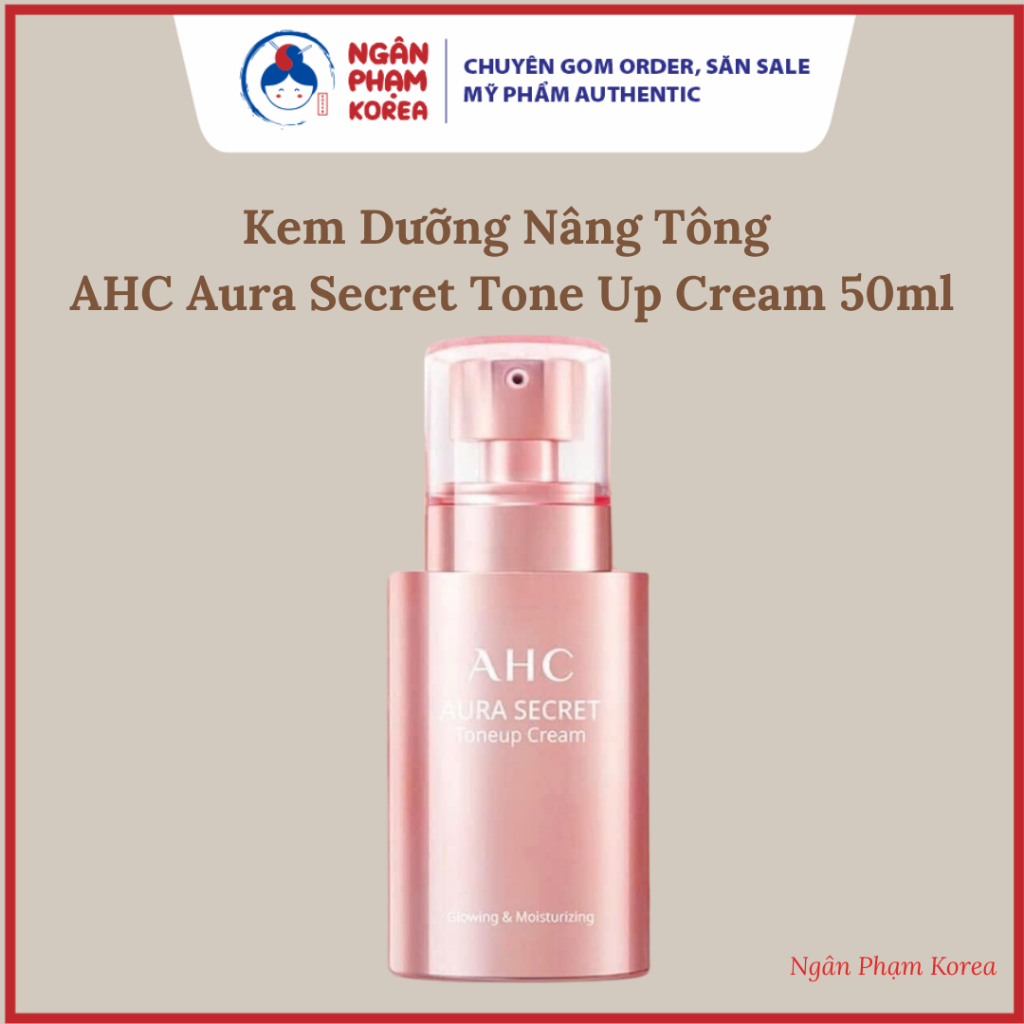 Kem Dưỡng Nâng Tông AHC Aura Secret Tone Up Cream 50g | Shopee Việt Nam