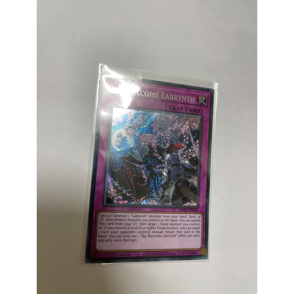 Thẻ bài YUGIOH - TCG - Big Welcome Labrynth - RA04-EN104 - Secret Rare ...
