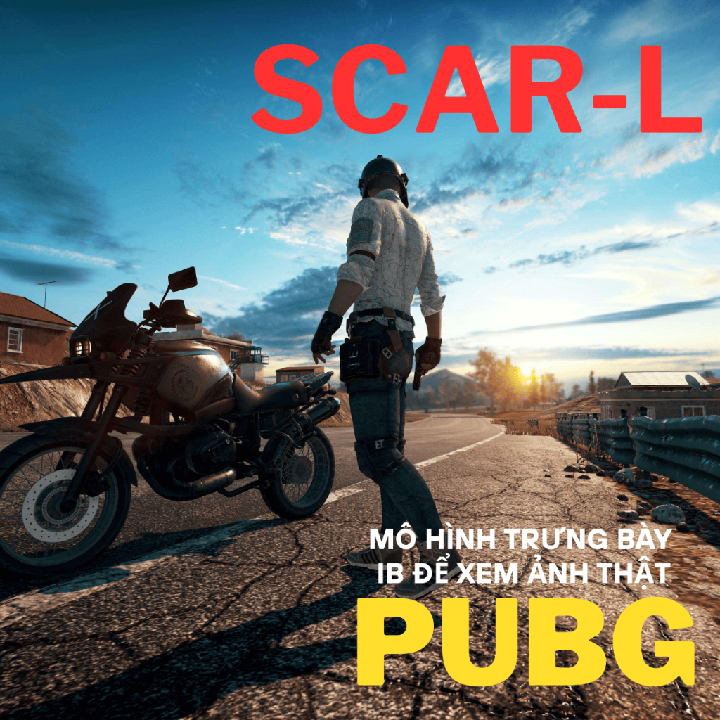 🔥 MÔ HÌNH SCAR-L PUBG IN3D – TỶ LỆ 1:1 | TRANG TRÍ CỰC CHẤT DÀNH CHO ...